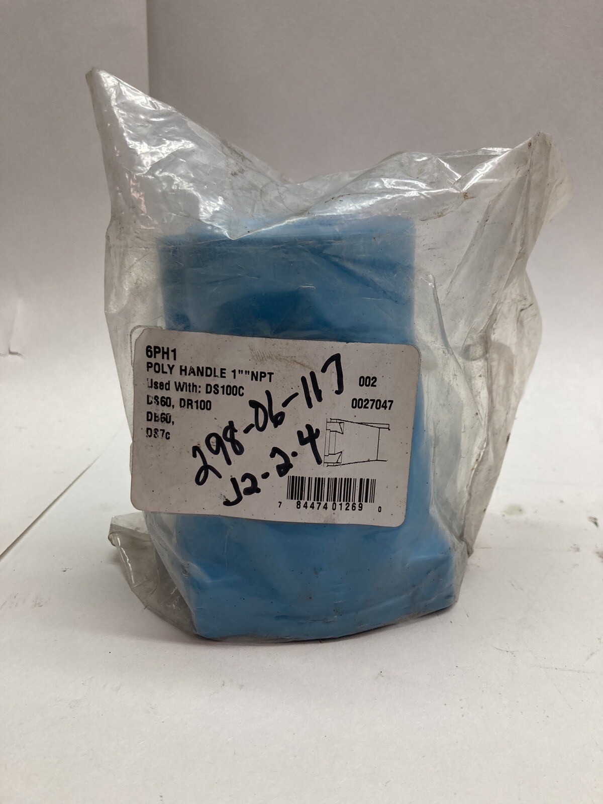 Meltric,6PH1,Poly Handle 1 Inch NPT | eBay