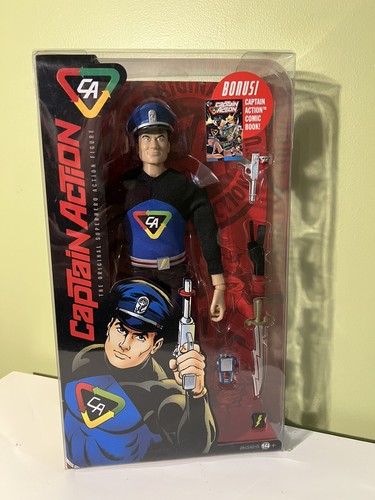 CAPTAIN ACTION ACTION FIGURE W/ BONUS COMIC BOOK ROUND 2 MiB | eBay