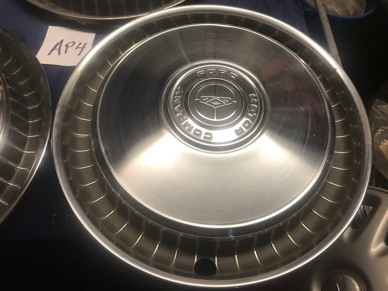 Set /Four Ford basic classic 15”full wheel covers hubcaps 1970s 1980s ...