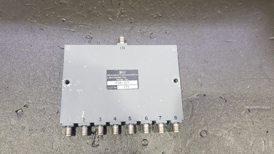 MCLI PS8-101: 1 X 8 SMA RF Coaxial Power Splitter (774) | eBay