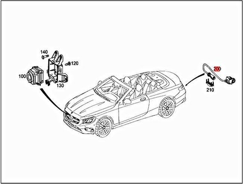 Genuine MERCEDES X222 A217 C217 C238 S205 S213 W205 W213 Camera ...
