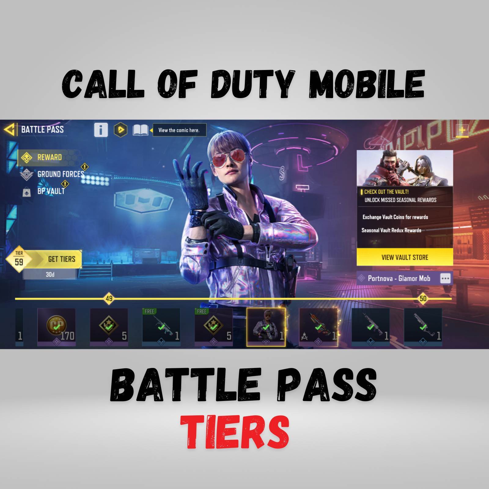 Call of Duty Mobile Battle Pass Tiers | CODM BP Tier Unlock Fast ...