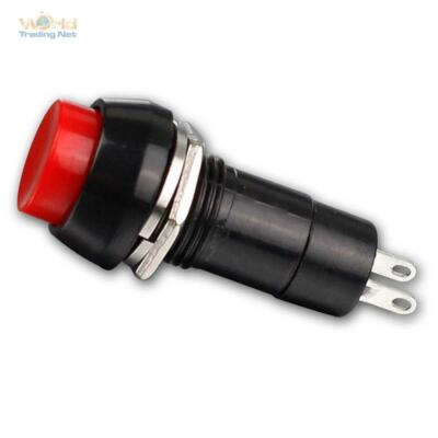 Pushbutton Round 18x40mm Red Button Opener 250v/1a New 3 Red Round Push ...