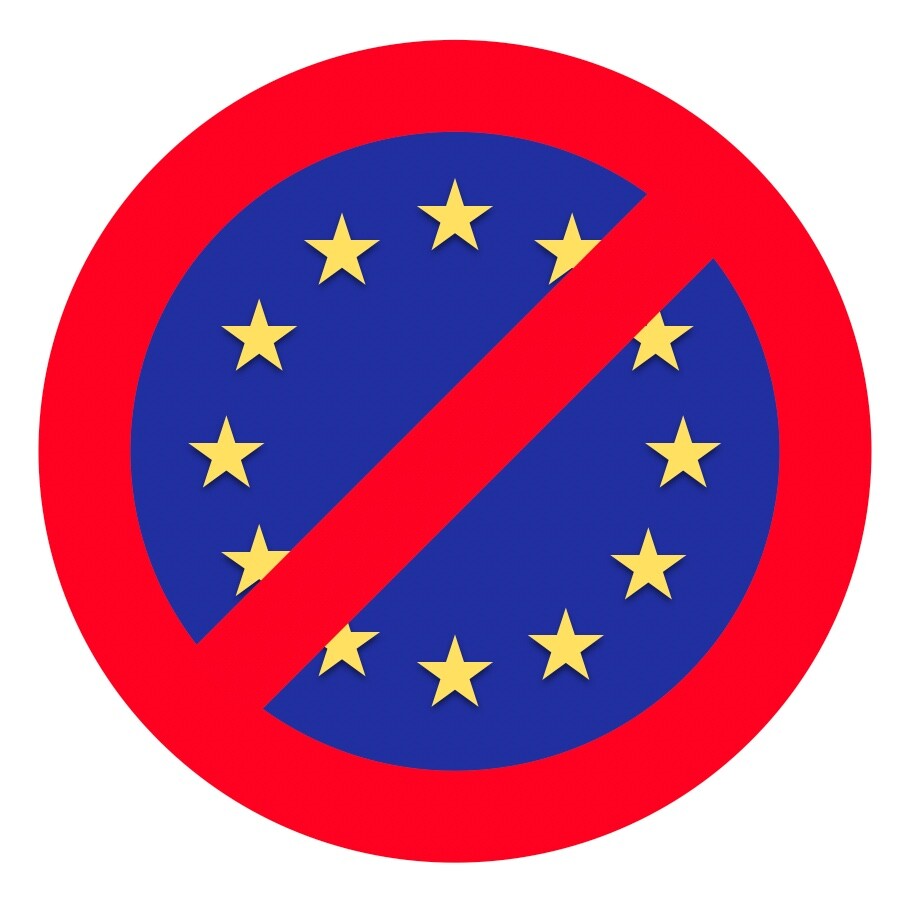 Anti EU Car Sticker 4in Election Trump Le Penn Brexit Euro Eurosceptic ...