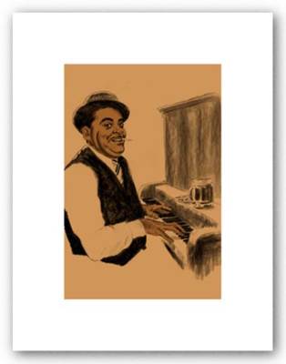 Fats Waller Signed Giclee Clifford Faust Art Print 12x8 | eBay
