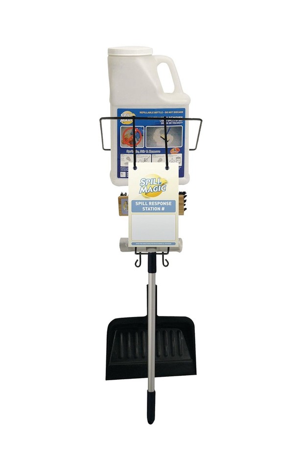 Spill Magic SM1SRSKIT Spill Response Station Kit with Filled Absorbent ...