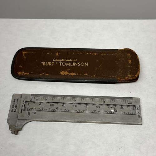 The Executive Pocket Chum Slide Caliper Ruler | eBay