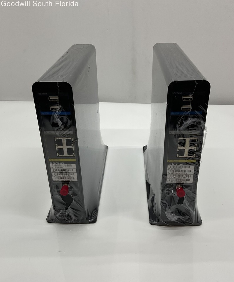 Lot Of 2 Technicolor Model-TC8717T Wireless Gateway TV Cable Modem Not ...