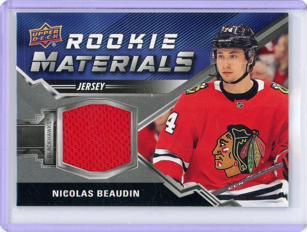 Nicolas Beaudin 2020-21 Upper Deck Series 2 Rookie Materials | eBay