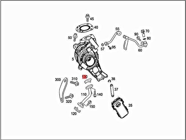 Mercedes-Benz 6510960380 Genuine OEM Oil Return Tube Gasket for sale ...