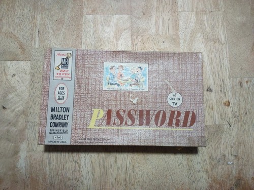 Vintage Milton Bradley Password Board Game 1962 # 4260 | eBay