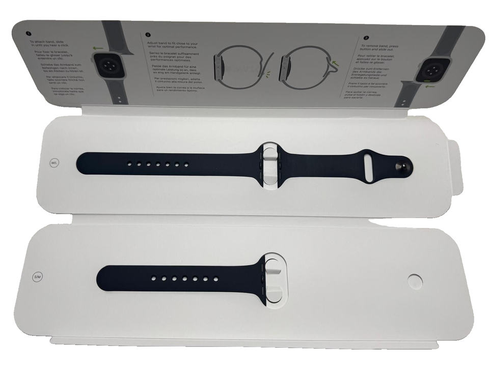 Apple Midnight Sport Band for Apple Watch 41mm for Series 7 8 9 SE S/M ...