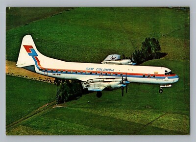 Postcard Sociedad Aeronautica de Medellin SAM Colombia Airlines ...