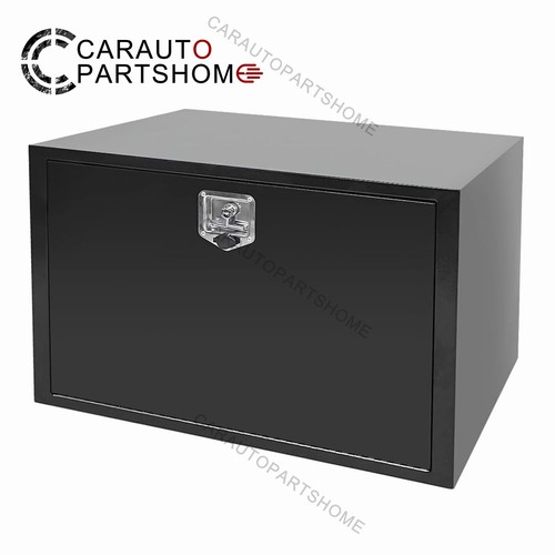36"X23"X23" Black Steel Underbody Truck Tool Box with T-Handle Lock ...