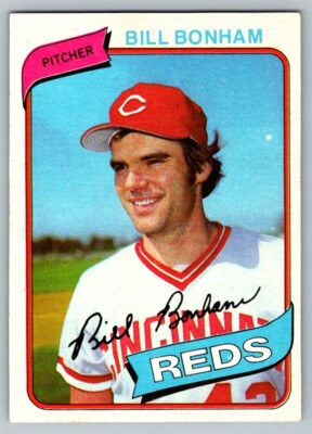 1980 TOPPS BASEBALL CARD REDS BILL BONHAM | eBay