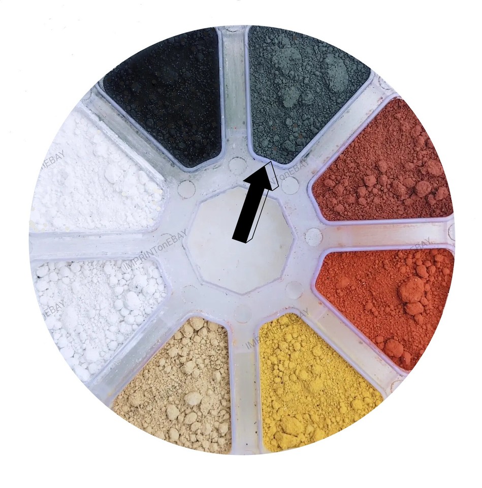 DYE PIGMENT Colour for cement concrete mortar Charcoal Black Terracotta ...