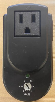 Intertek 20-12122 Universal 1000mA AC Adaptor AC 120V 60Hz 3/4.5/6/7.5 ...