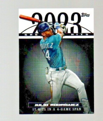 Julio Rodríguez 23GH-17 - 2024 Topps Series 1 - Greatest Hits | eBay