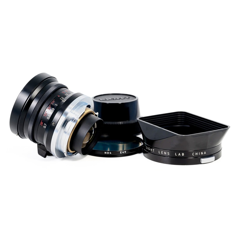Light lens lab 28mm F2.8 Lens Nine Element Elmarit Rangefinder Leica M ...
