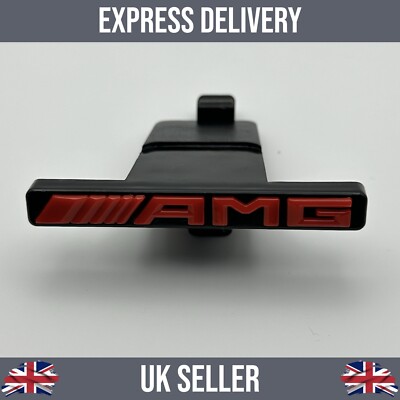 Mercedes AMG Red Front Grill Badge For GT Panamericana Style Grill ...