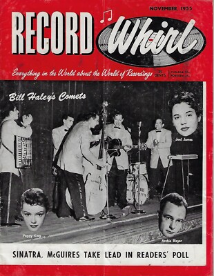 Record Whirl Magazine November 1955 Bill Haley's Comets cover | eBay