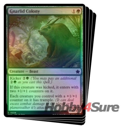 Foil Gnarlid Colony X4 M/NM Magic: The Gathering MTG Foundations | eBay