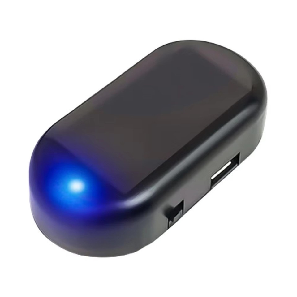 Solar Power Car LED Fake Dummy Alarm Warning Security Anti Theft ...