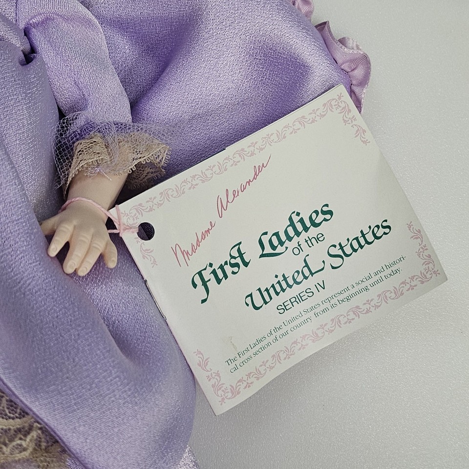 Madame Alexander First Lady Doll Collection Series IV Lucretia Garfield ...