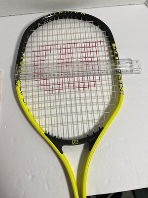 Wilson Fusion XL Tennis Racquet 4 3/8 Grip 112 Sq In Head Extra Large ...