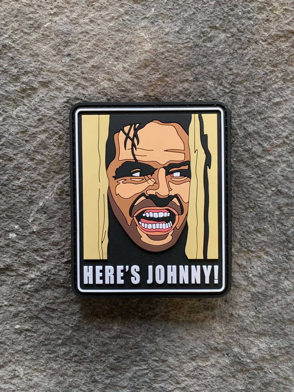 The Shining Here's Johnny PVC patch | eBay