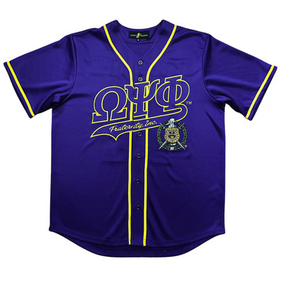 Omega Psi Phi Fraternity Baseball Jersey-Size 3XL-New! | eBay