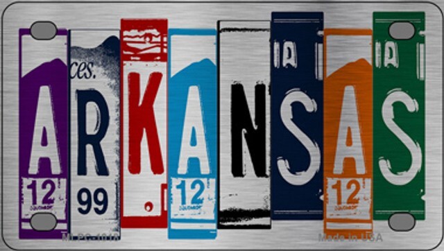 Arkansas License Plate Art Novelty Mini Metal License Plate Tag | eBay