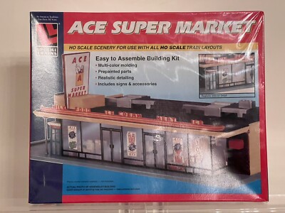 Life-Like HO Ace Super Market Kit 1330 SEALED | eBay