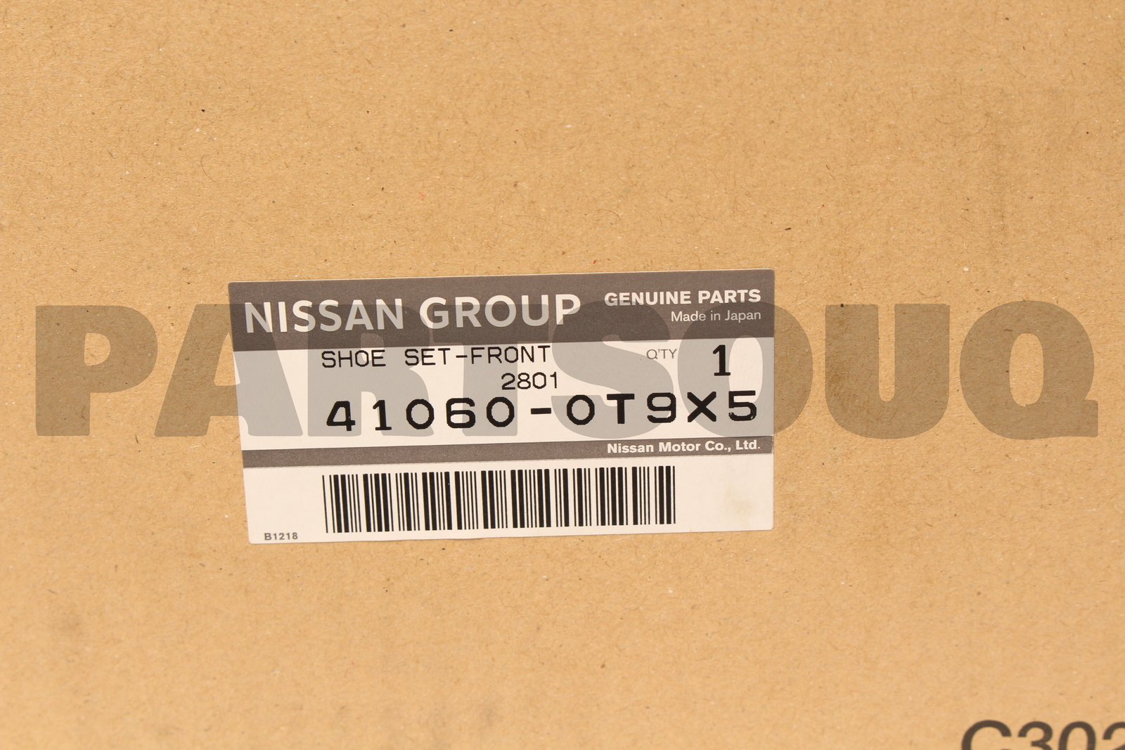 410600T9X5 Genuine Nissan SHOE SET-FRONT 41060-0T9X5 | eBay