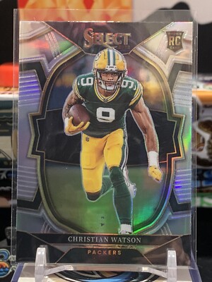 2022 Select Christian Watson Silver Prizm Rookie RC #53 TZ3J | eBay