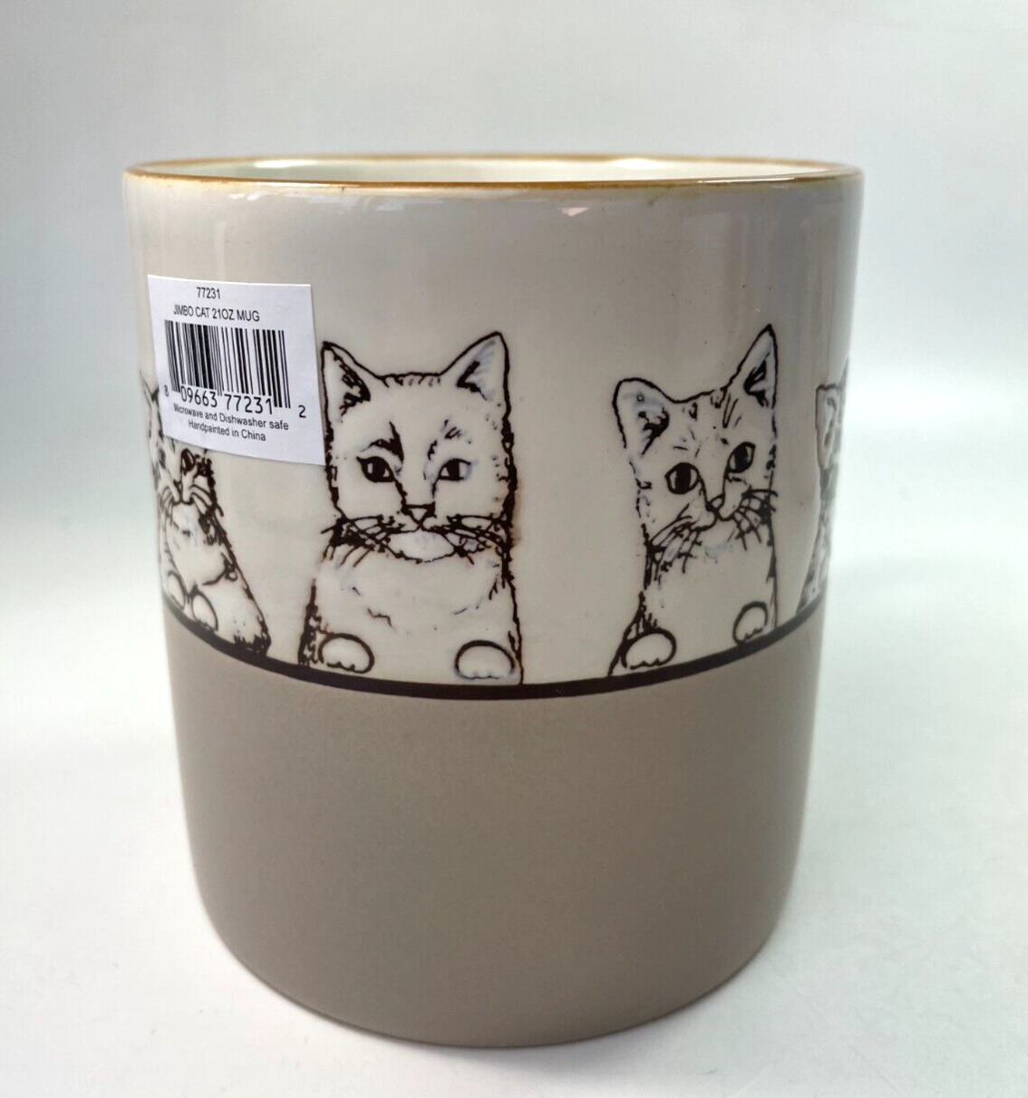 Spectrum Designz Cat Coffee Mug Neko Kitty 21 Oz Ceramic 2023 Large Cup ...