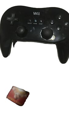 Original Nintendo Wii Pro Controller Classic Black RVL-005 | eBay