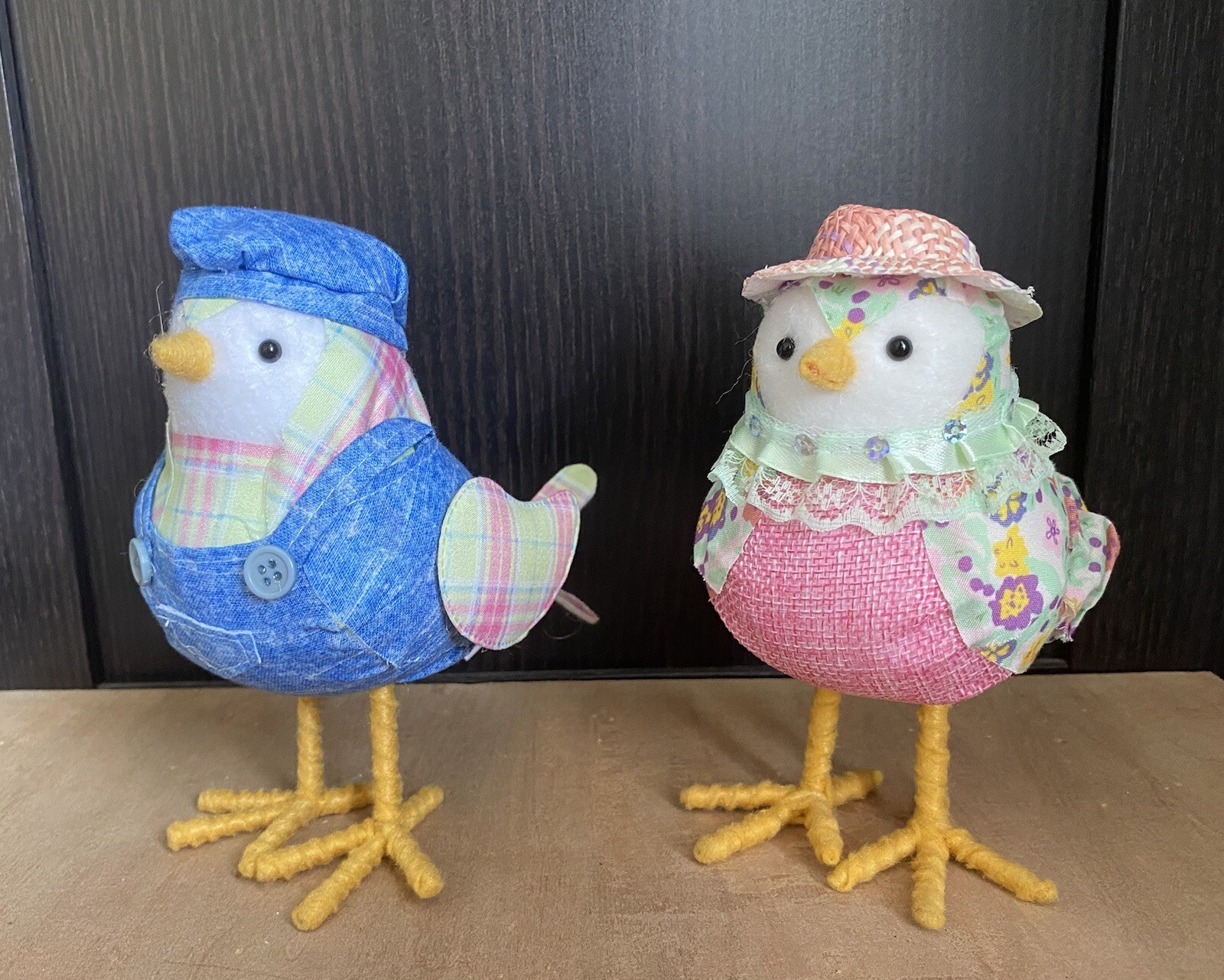 Target Spring Easter Birds Feathery Friends- Blue Overalls And Pink ...