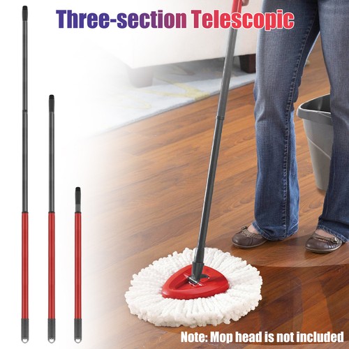 Long Telescopic Spin Mop Pole Handle Replacement 3-Section For O-Cedar ...