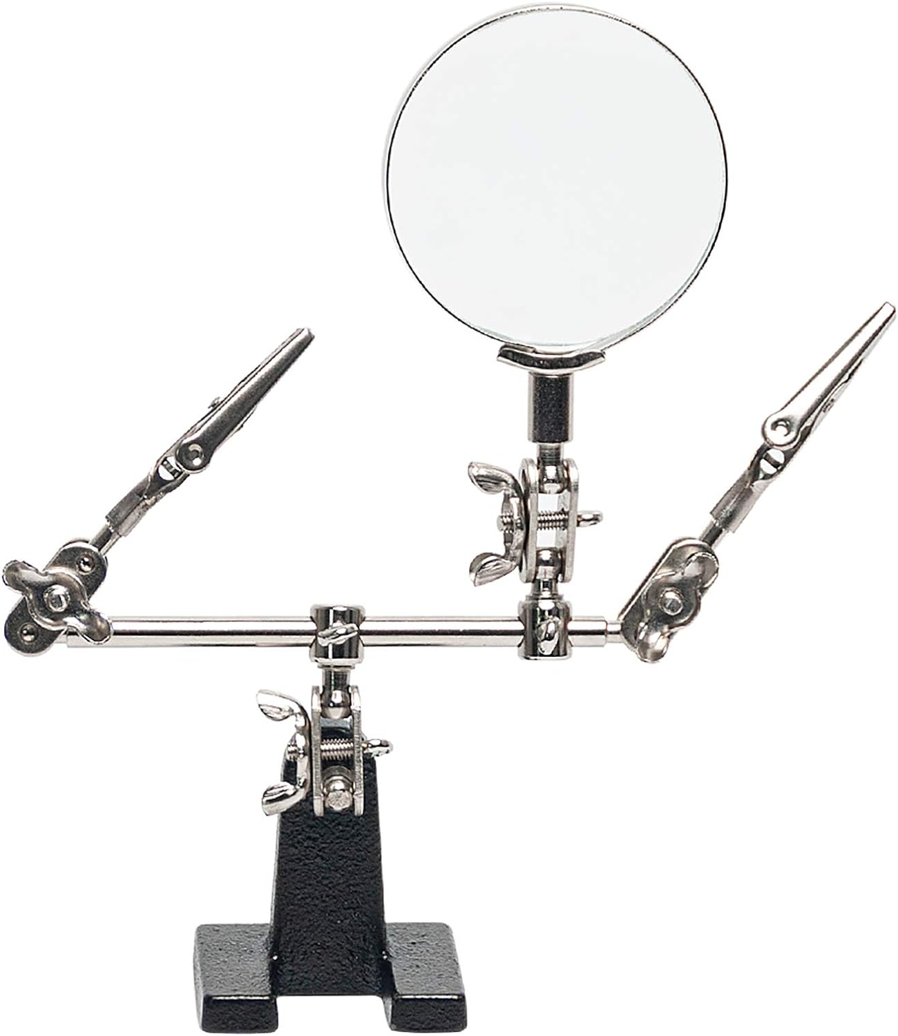 Helping Hands Magnifier with Dual Adjustable Alligator Clips in 2.5X ...