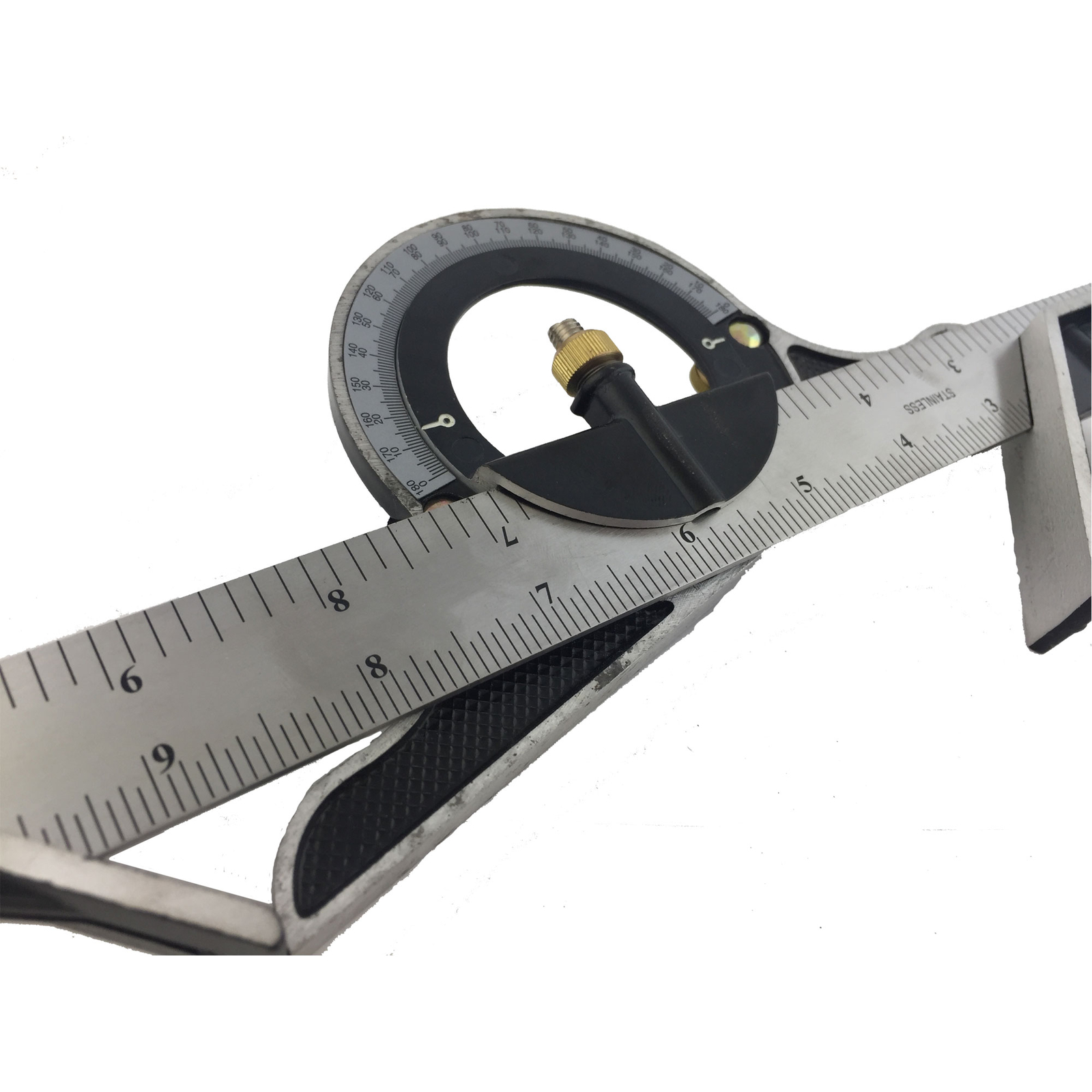 12 Inch Combination Square Angle Finder Steel Ruler Spirit Level ...