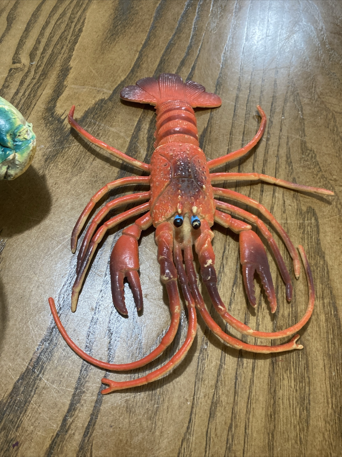 2 Lot LARGE 10" RUBBER Crawfish And Louisiana Blue Crab Nautical ...
