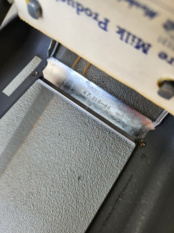 Vintage Moore Portable Cash Receipt Invoice Maker Register Heavy Metal ...