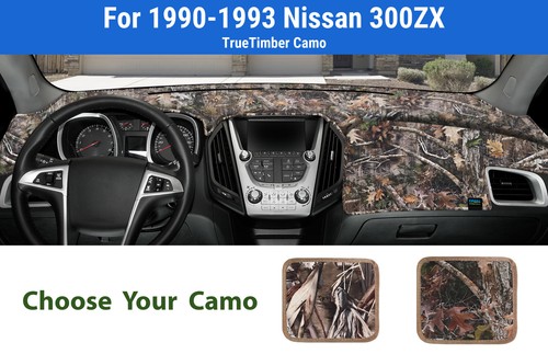 Dashboard Dash Mat Cover for 1990-1993 Nissan 300ZX (TrueTimber Camo ...