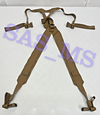 USMC COYOTE IBILEY CHEST RIG HARNESS ASSEMBLY COMPONENT TAP SHOULDER ...