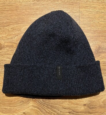 Bula Blue Grey Gray Merino Wool Winter Toque Beanie Hat | eBay