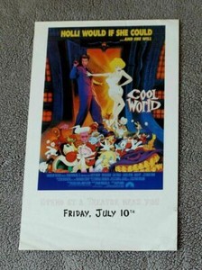 Cool World 1992 Ralph Bakshi Gabriel Byrne Kim Basinger Brad Pitt Mini ...