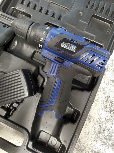 Power Torque PTT0001 12 Volt 2- In- 1 Lithium Ion Cordless Drill Driver ...