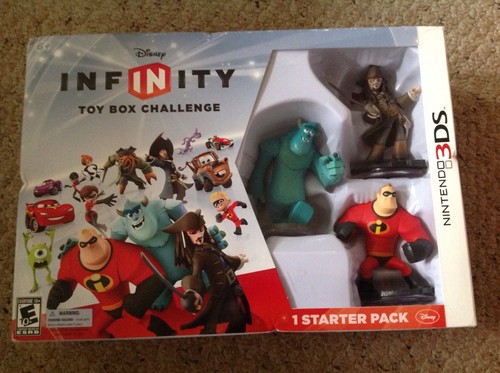 New Disney Infinity Starter Pack. Nintendo 3 DS. Box shows slight wear ...