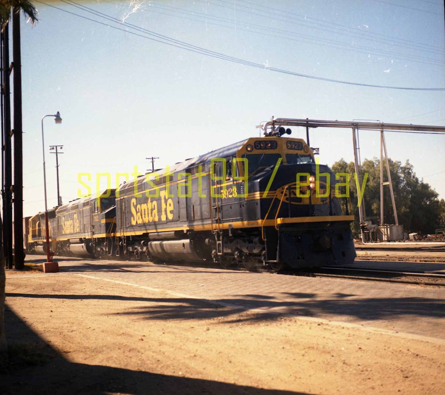 ATSF Santa Fe EMD F45 Locomotive #5923 - Color Railroad Negative c1974 ...